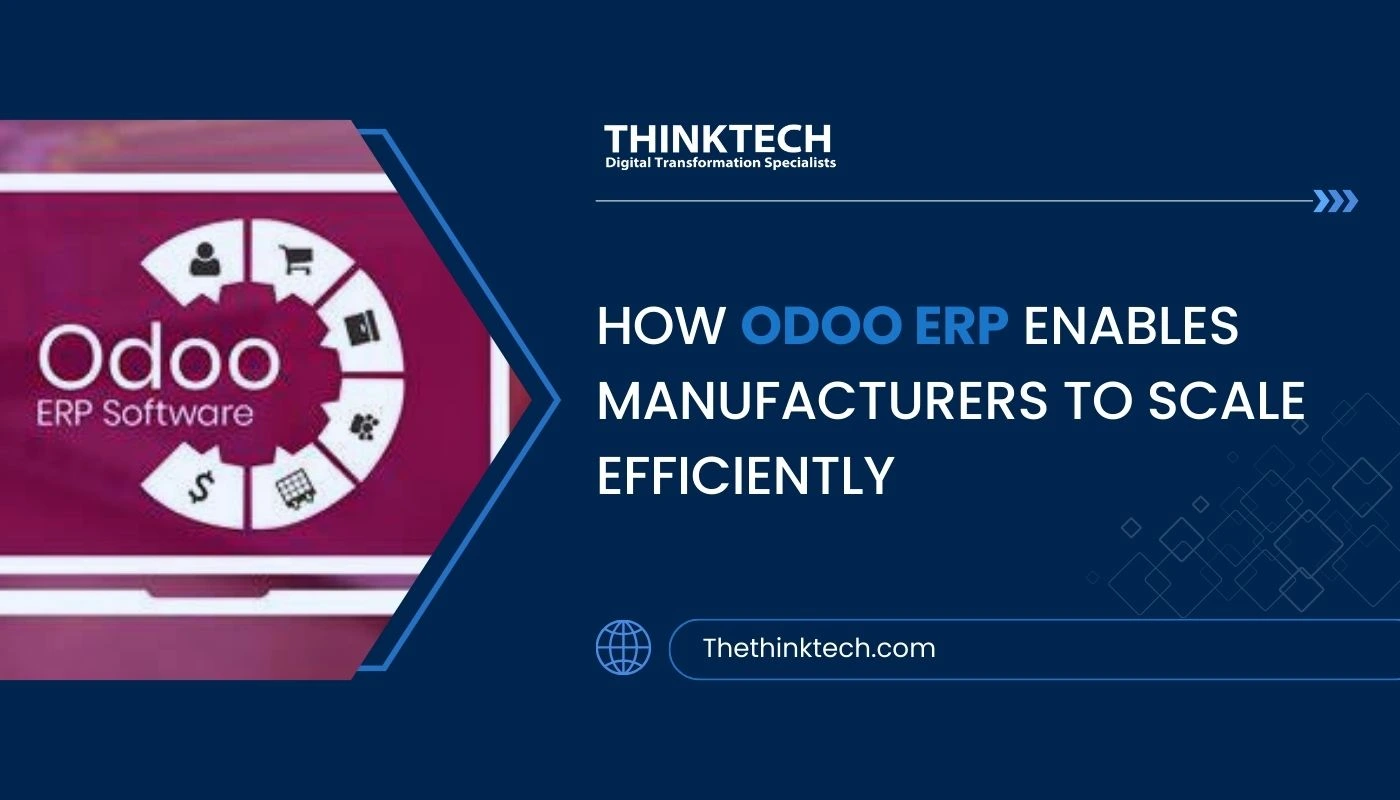 How Odoo ERP Helps Manufacturers Scale Efficiently | ThinkTech